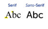Serif vs. Sans Serif Fonts